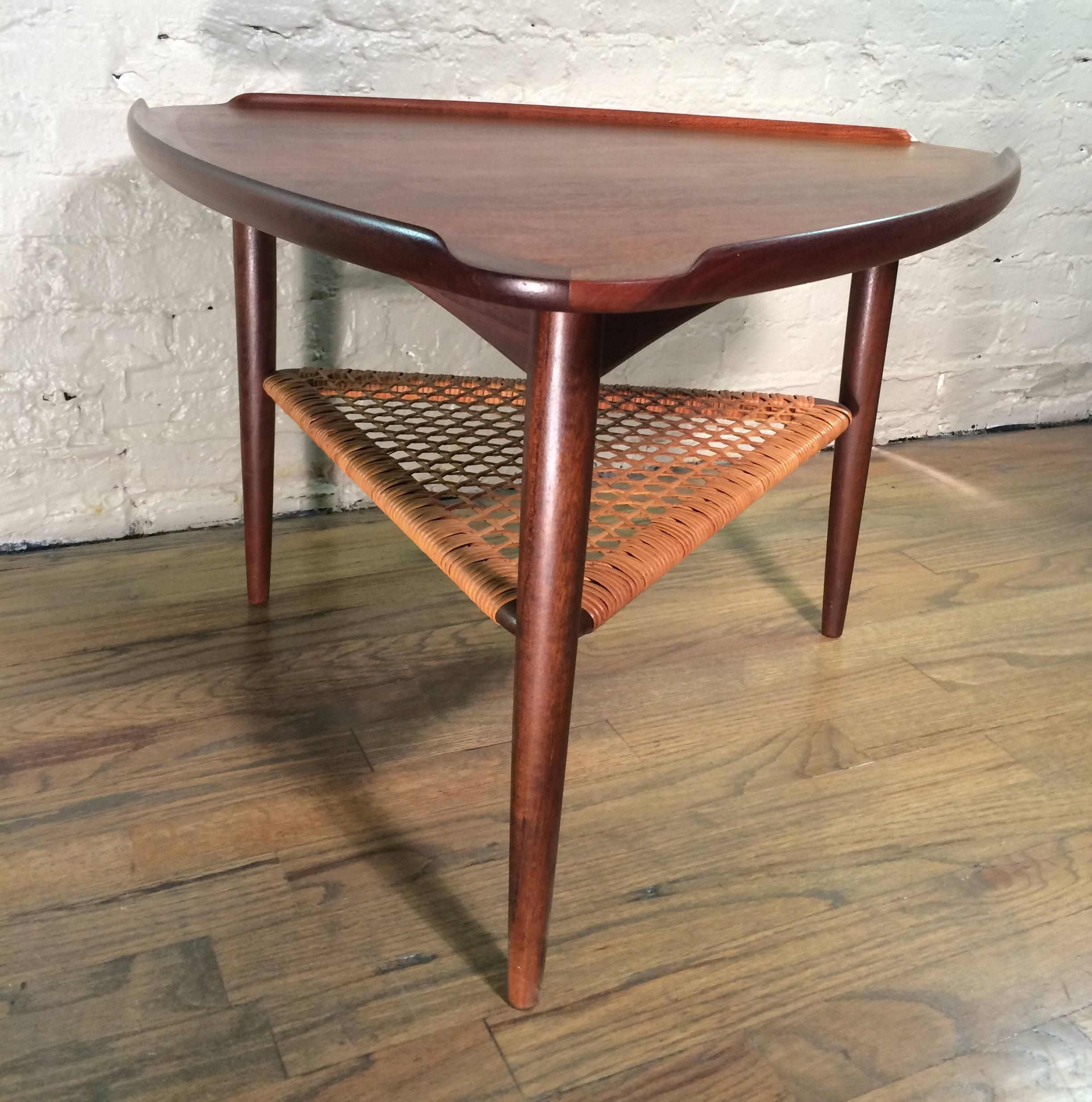 Poul Jensen Danish Modern Teak Side Table at 1stDibs