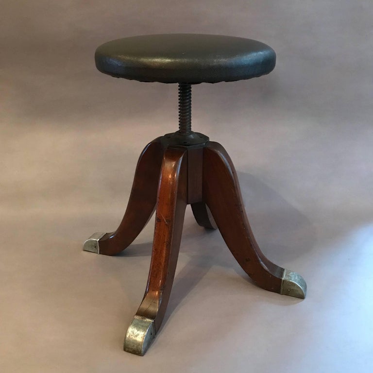 Industrial Leather Optometry Examination Stool at 1stDibs | industrial ...