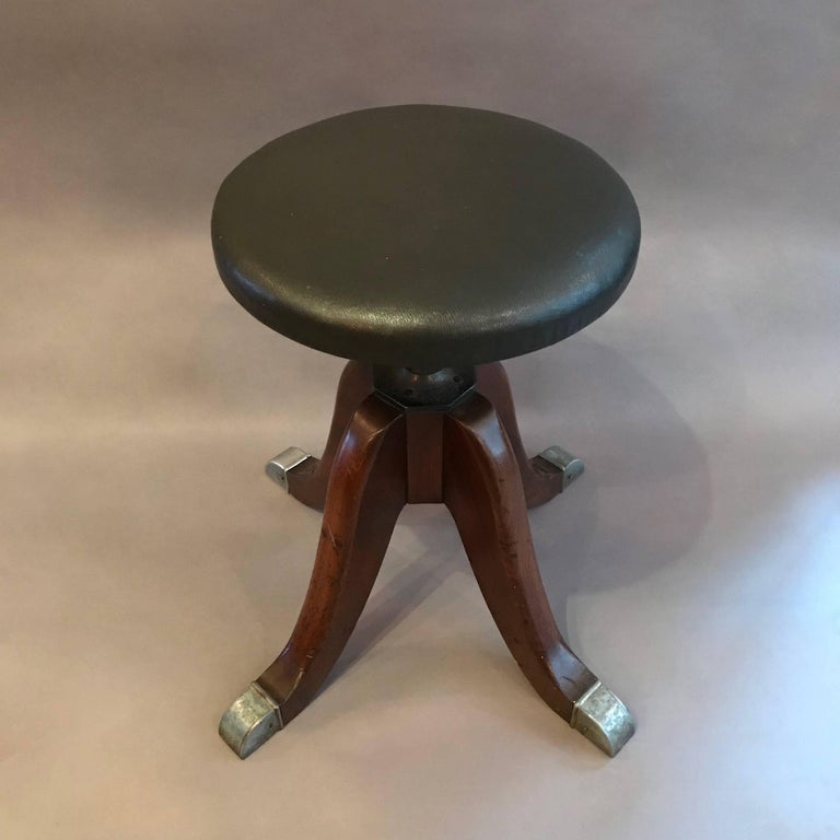 Industrial Leather Optometry Examination Stool at 1stDibs | industrial ...