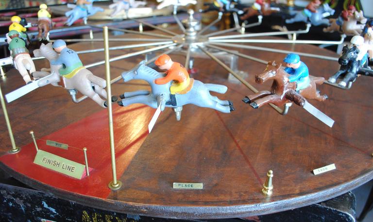 Spinning Race Horse Game Wheel at 1stDibs