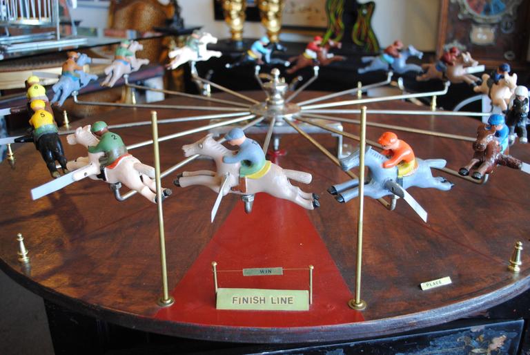 Spinning Race Horse Game Wheel at 1stDibs