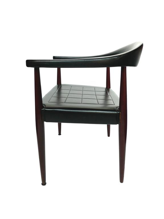 1970s Stendig Inc. Black Armchair For Sale at 1stDibs