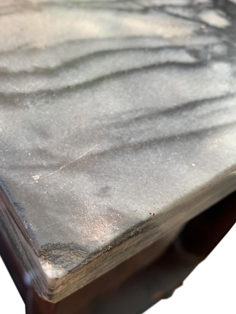 Early 19th Century Federal Marble-Top Pier Table For Sale at 1stDibs