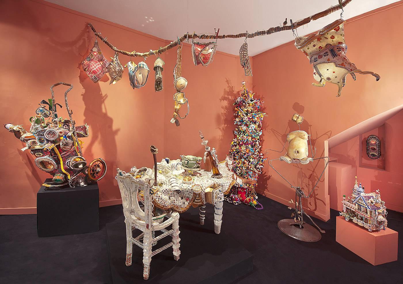 Mosaic Sculpture "The Shanty" by Monica Machado For Sale at 1stDibs