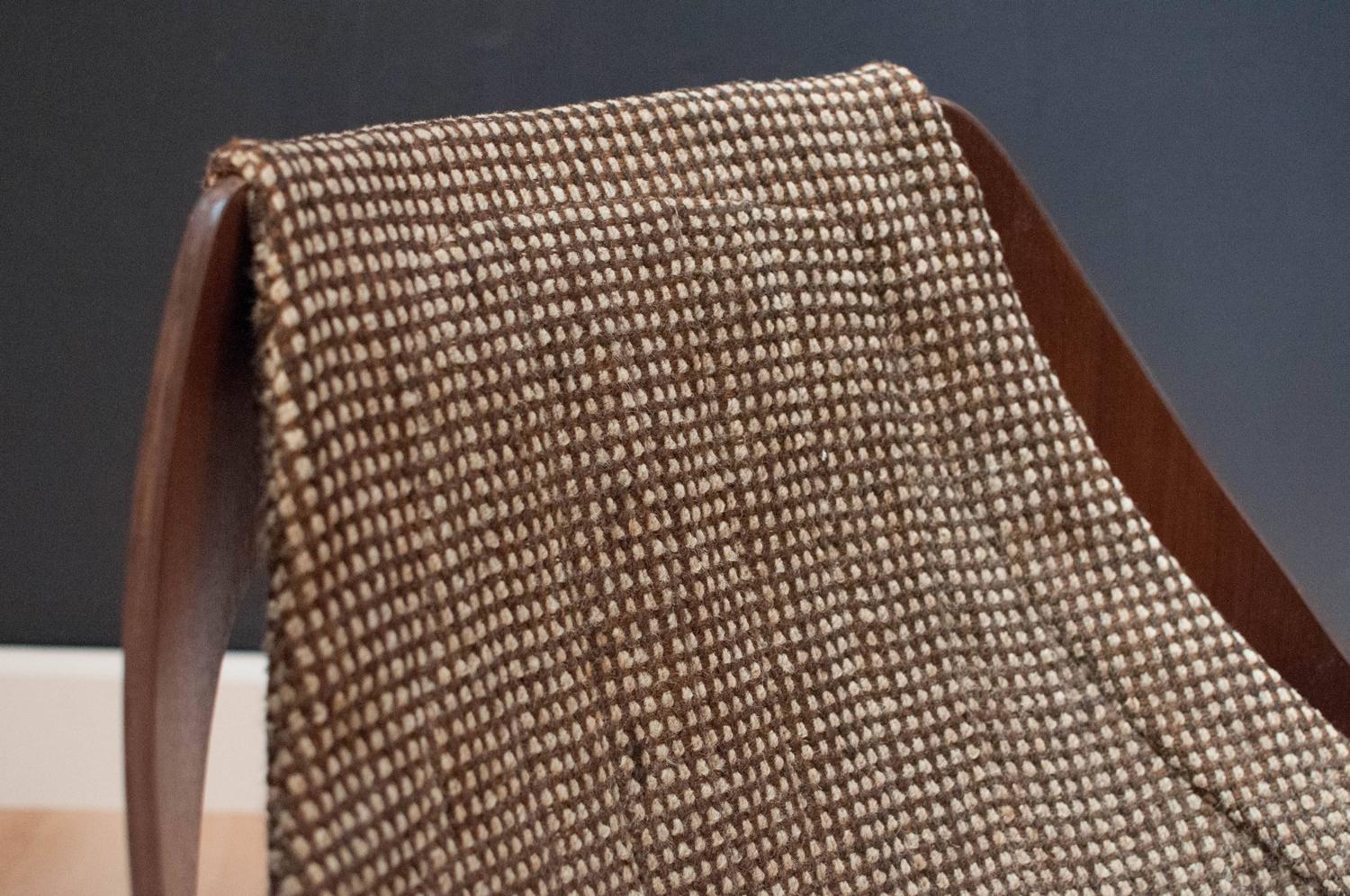 Mid-Century Vintage Jerry Johnson Sling Rocker and Chair at 1stdibs