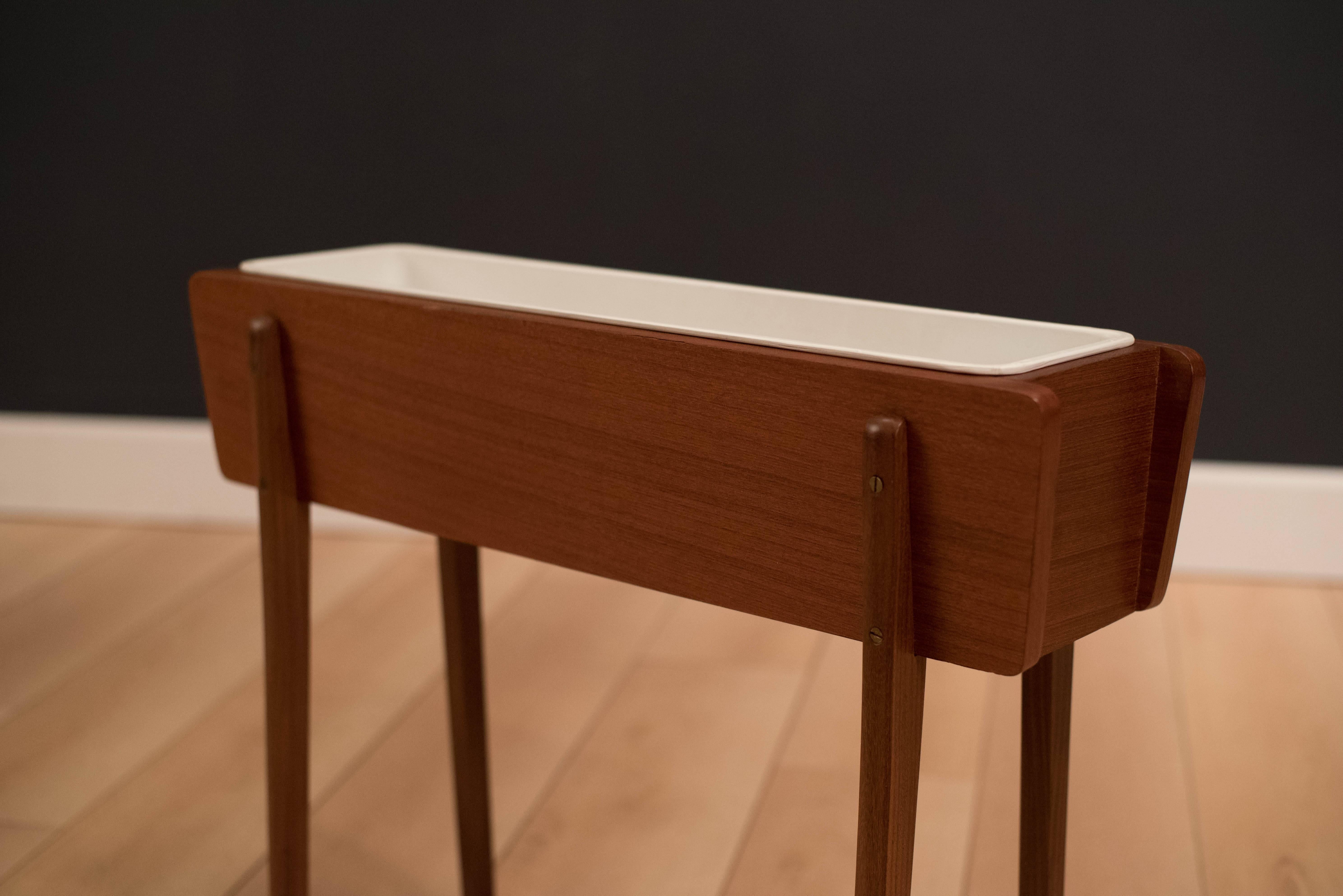 Vintage Danish Teak Planter at 1stDibs