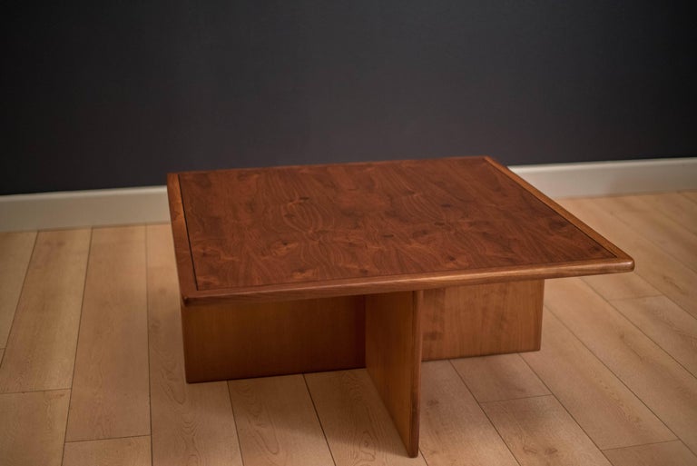 Mid Century Drexel Declaration Coffee Table with Nesting Stool Tables ...