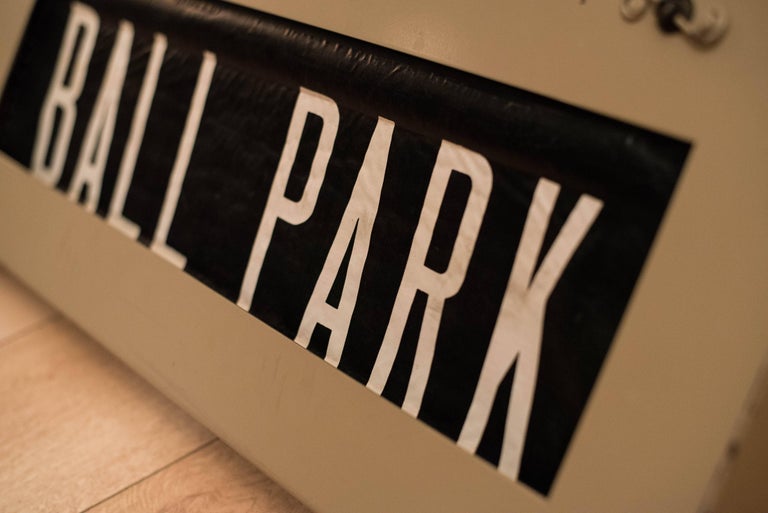 Vintage San Francisco Destination Bus Roll Sign at 1stDibs