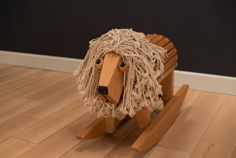 Vintage Lion Rocker Toy at 1stDibs | rocking lion toy, lion rocking ...