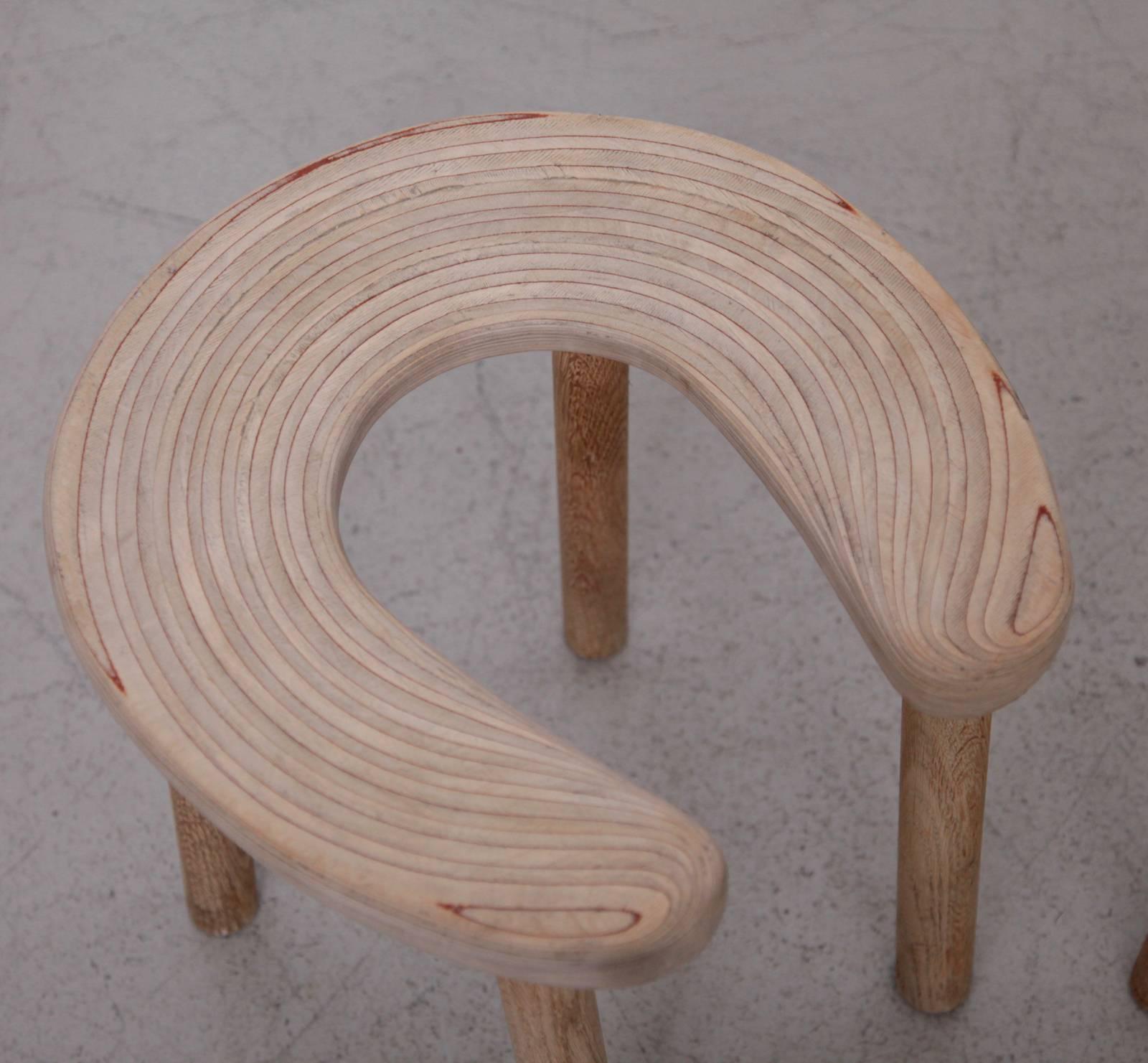 Pair of Antti Nurmesniemi Sauna Stools for G. Soderstrom at 1stDibs