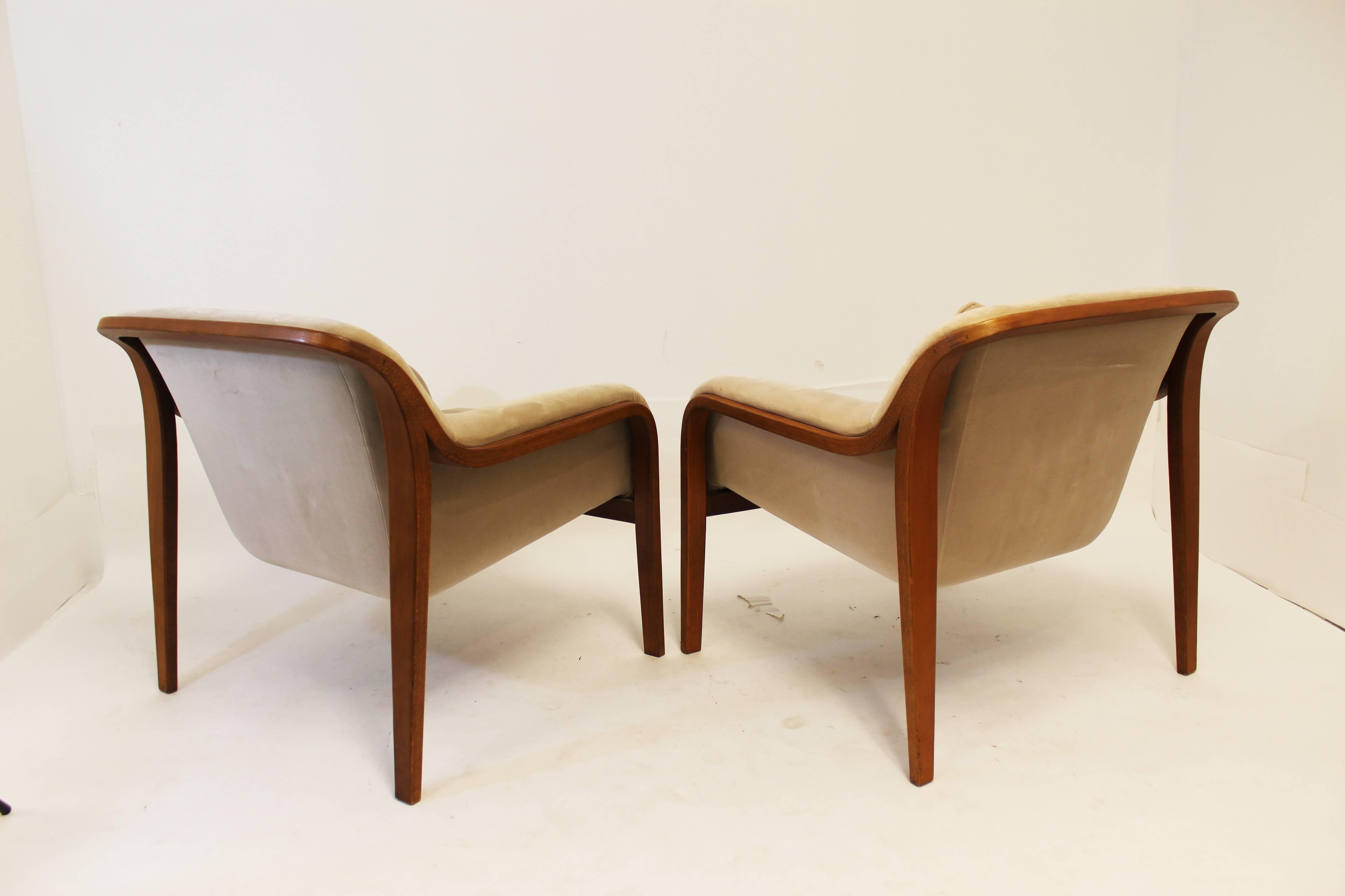 Pair of Knoll Lounge Chairs by Bill Stephens at 1stDibs