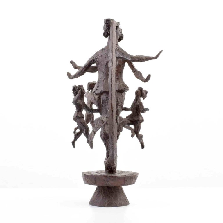 Chaim Gross Monumental Bronze Sculpture Titled Happy Children, 1968 at ...