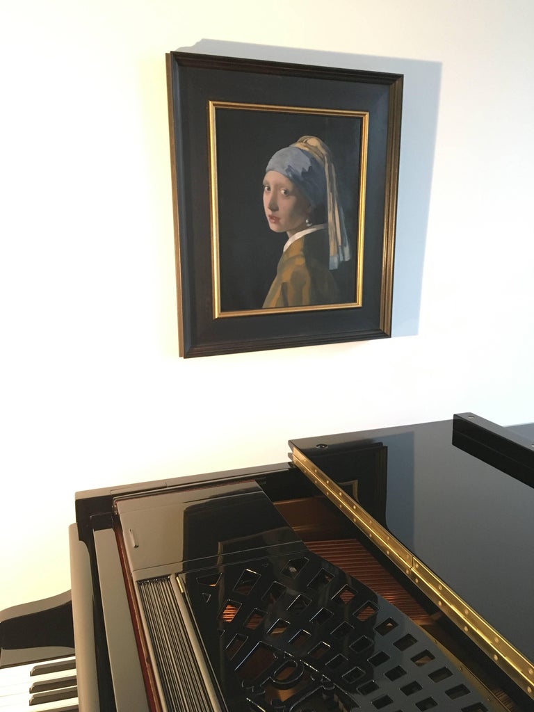 Fine Oil Reproduction of Vermeer's Masterpiece the Girl with the Pearl ...