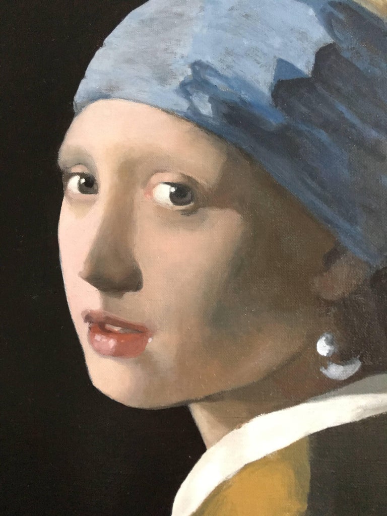 Fine Oil Reproduction of Vermeer's Masterpiece the Girl with the Pearl ...