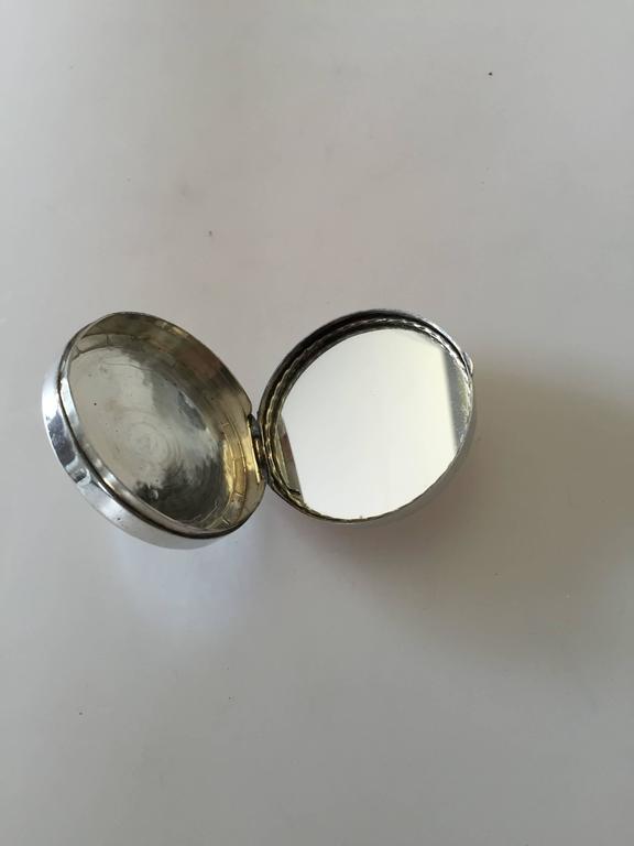 Georg Jensen Sterling Silver Pill Box at 1stDibs | georg jensen pill ...
