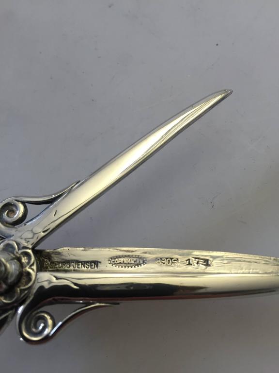 Georg Jensen Sterling Silver Grape Scissor For Sale at 1stDibs