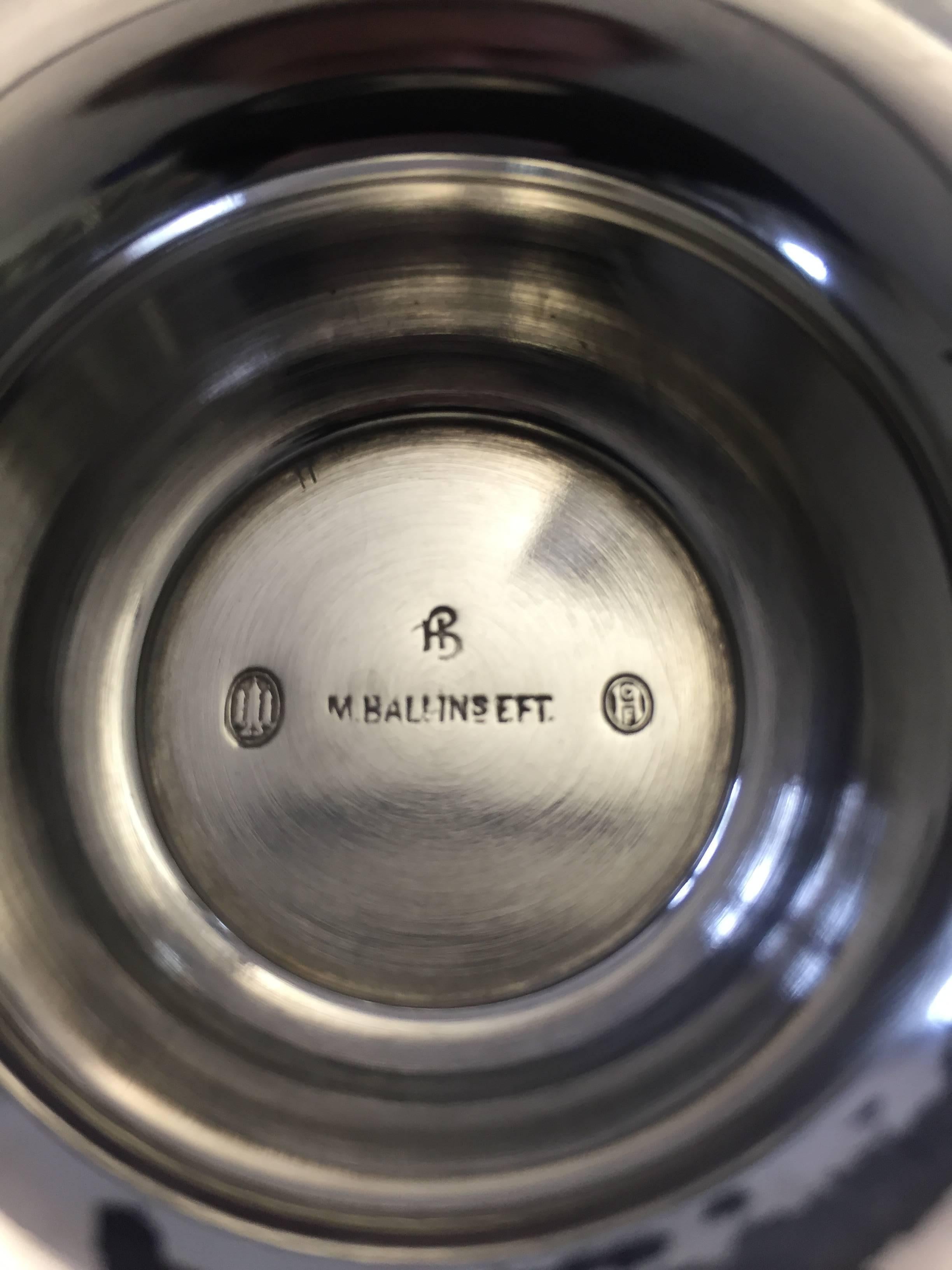 Mogens Ballin Silver Vase or Centerpiece from 1922 For Sale at 1stDibs ...