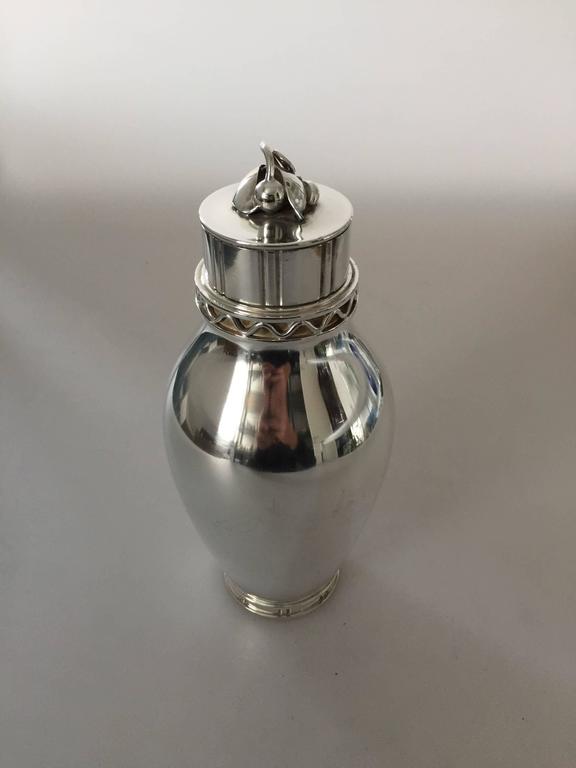 Sterling Silver Cocktail Shaker by Holger Rasmussen at 1stDibs