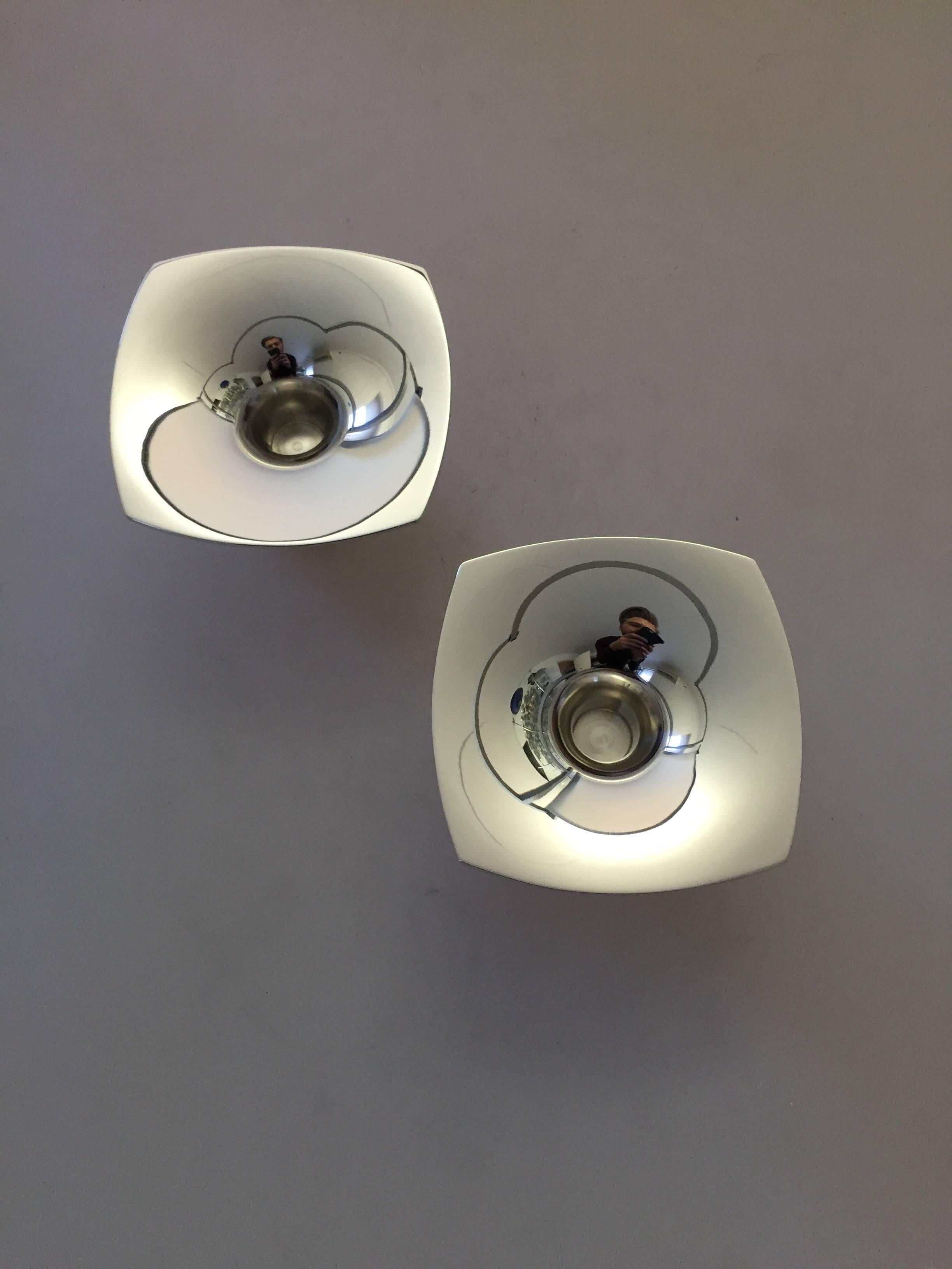 Hans Hansen Pair of Candleholders by Leon Kastbjerg Nielsen For Sale at ...