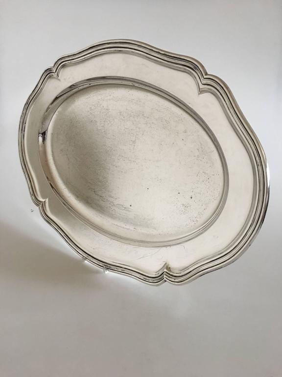 Oval Silver Tray in 835 S For Sale at 1stDibs | silver oval platters ...