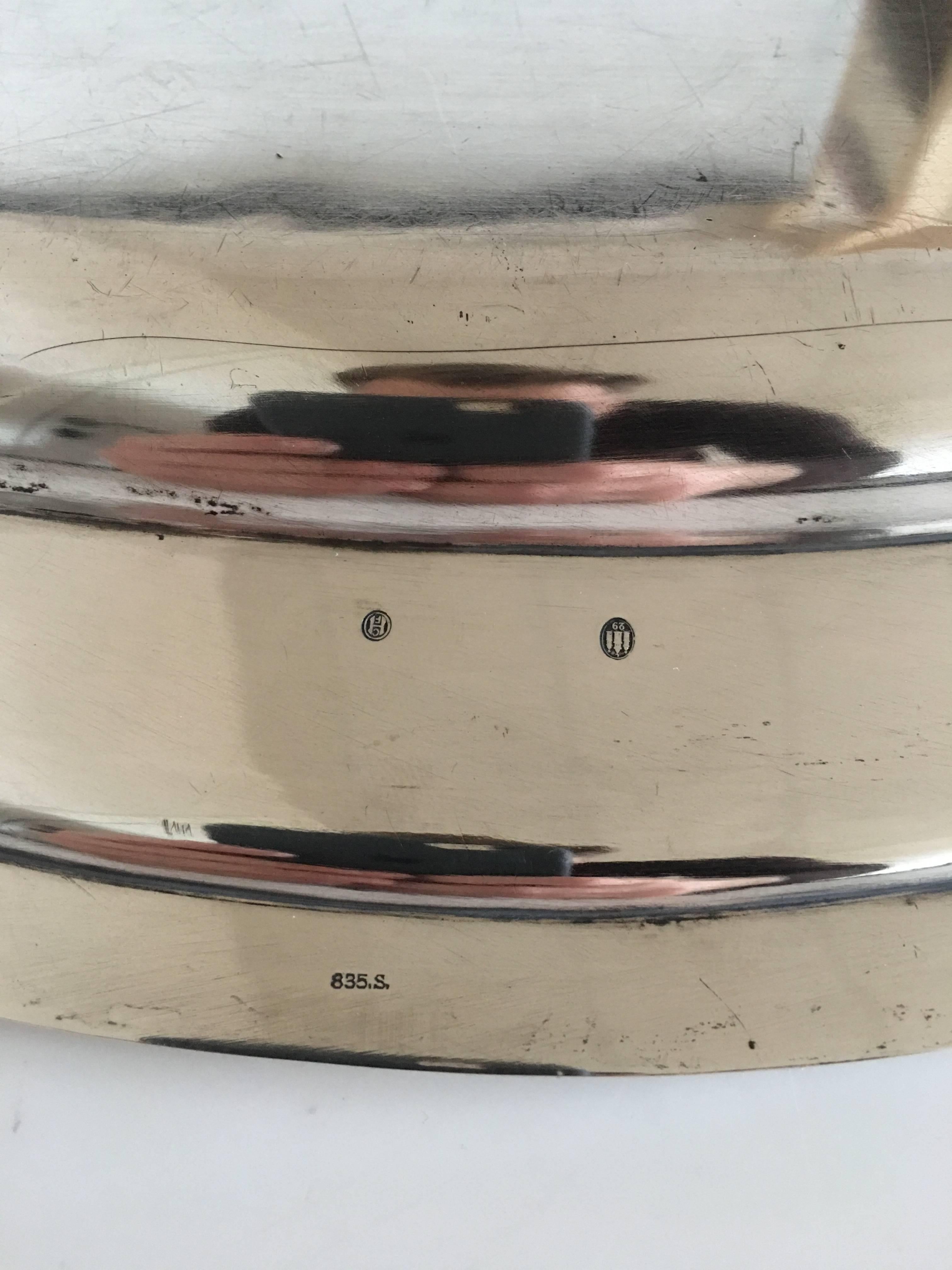 Oval Silver Tray in 835 S For Sale at 1stDibs | wm rogers 835, oblong ...