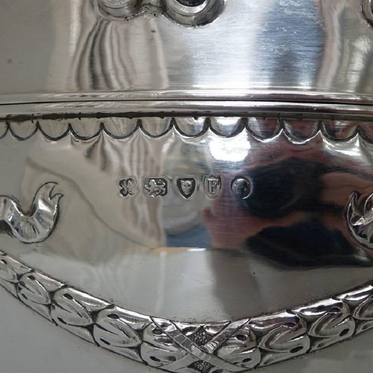 Victorian Antique Silver 19th Century Monteith/Rose Bowl Aldwinkle and ...