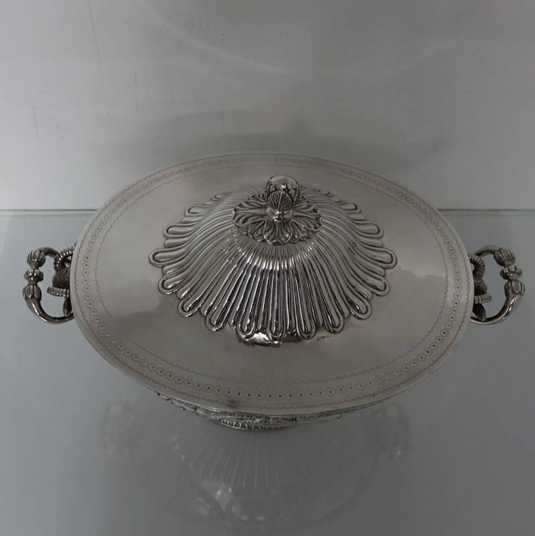 Sterling Silver Victorian Soup Tureen London, 1865, Robert Hennell at ...