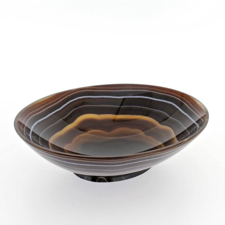 Banded Agate Bowl at 1stDibs