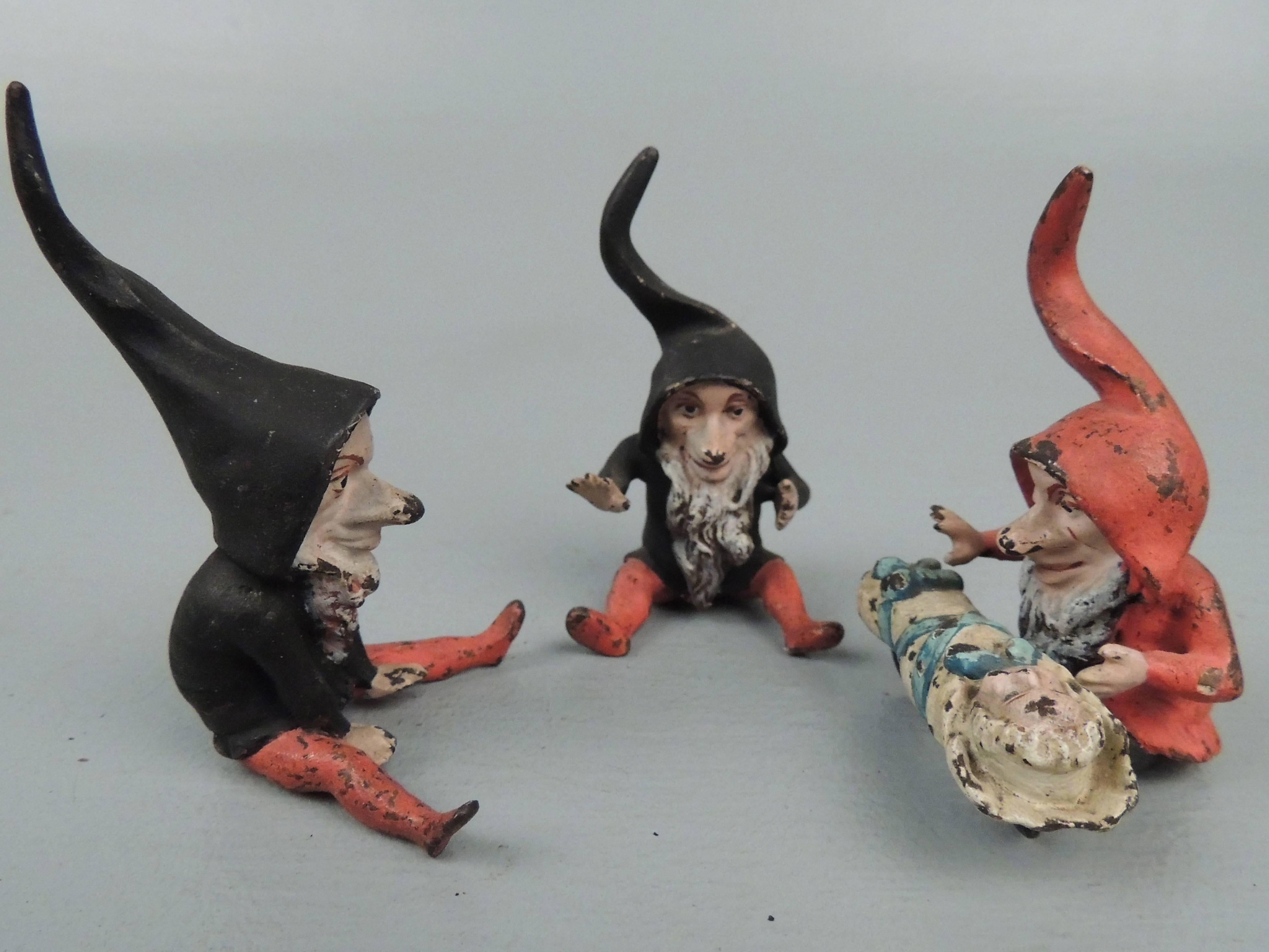 Set of Cold Painted Antique "Snow White and the Seven Dwarves" Vienna ...