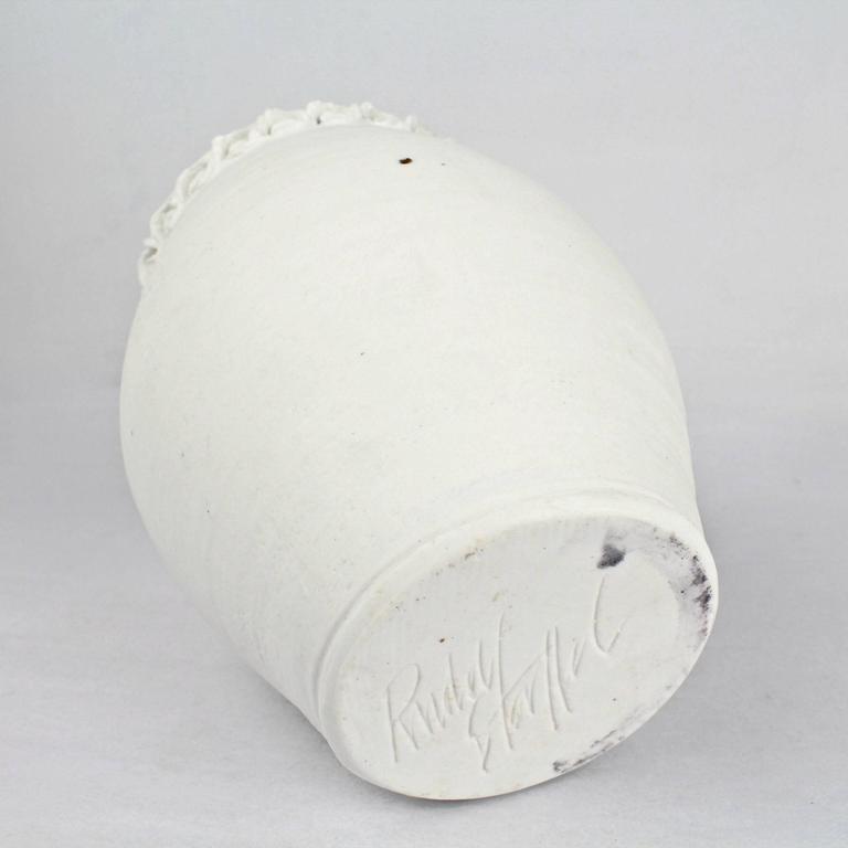 Large Rare Light Gatherer Covered Porcelain Jar by Rudolf "Rudy ...