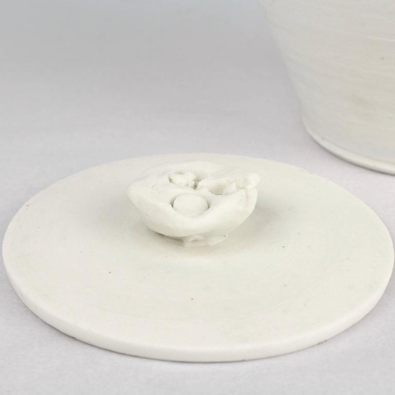 Large Rare Light Gatherer Covered Porcelain Jar by Rudolf "Rudy ...