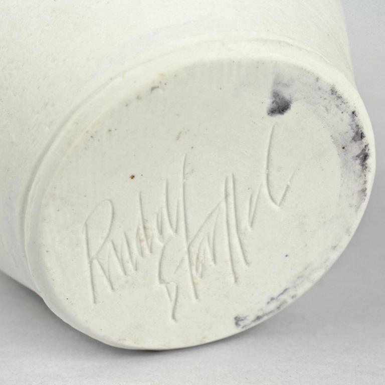 Large Rare Light Gatherer Covered Porcelain Jar by Rudolf "Rudy ...