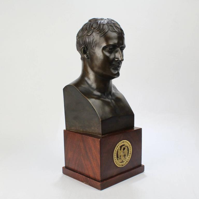 Antique Bronze Bust of Napoleon Bonaparte After Antoine-Denis Chaudet ...