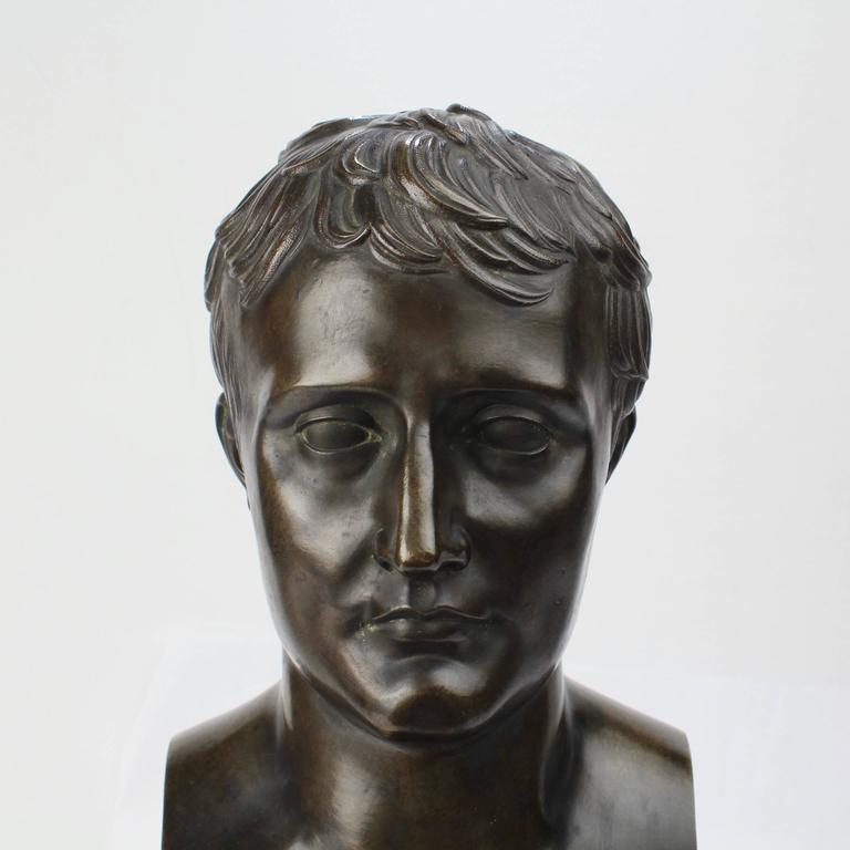 Antique Bronze Bust of Napoleon Bonaparte After Antoine-Denis Chaudet ...