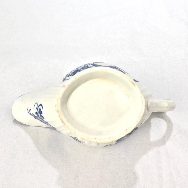 Antique 18th Century Caughley Soft Paste Porcelain Fruit Pattern Sauce ...