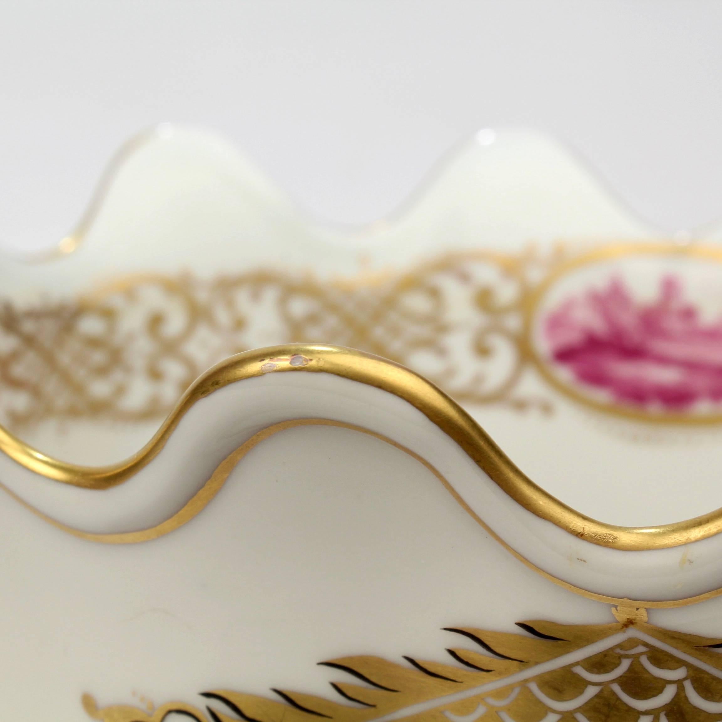 Hand-Painted German Porcelain Monteith or Wine Glass Cooler at 1stDibs ...