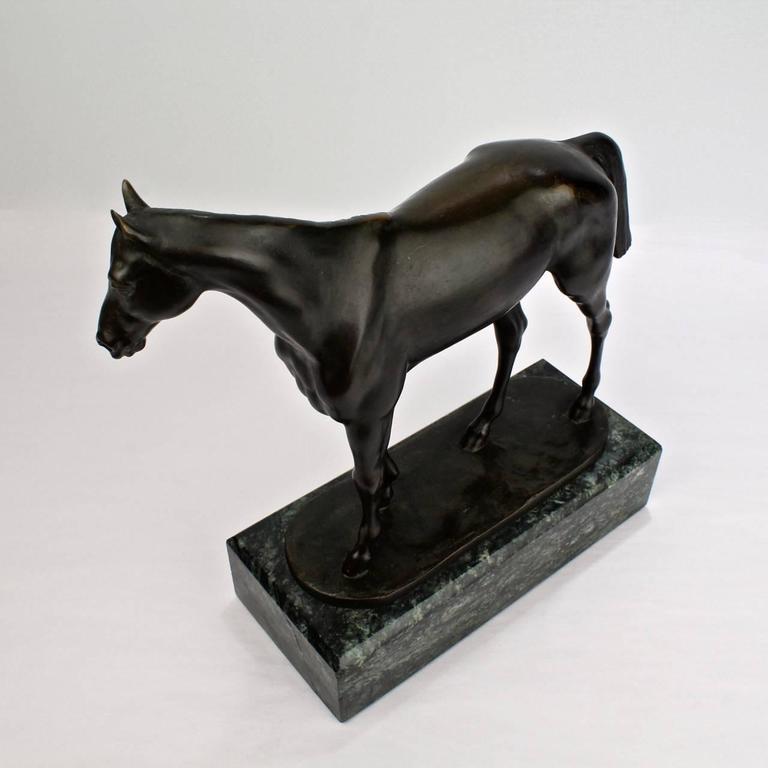 Vintage German Bronze Sculpture of a Race Horse, Early 20th Century at ...