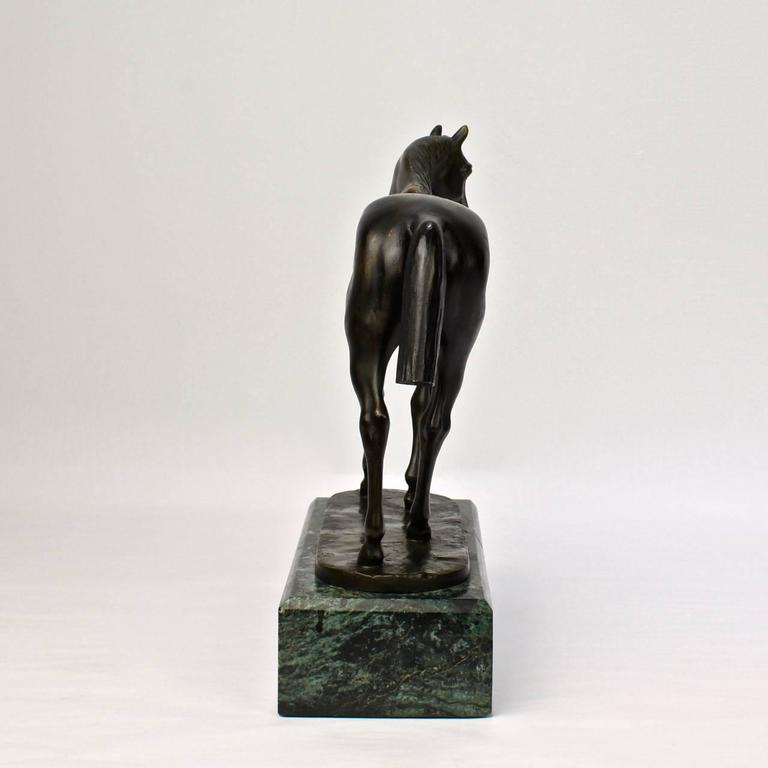 Vintage German Bronze Sculpture of a Race Horse, Early 20th Century at ...