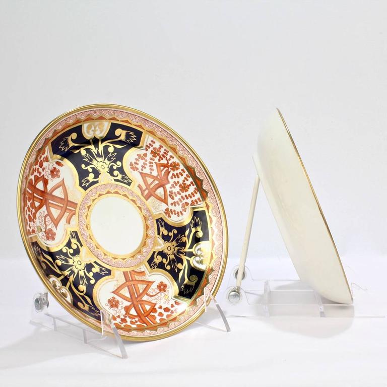 Pair of Antique Spode Imari Pattern 715 or Dollar Tree Pattern ...