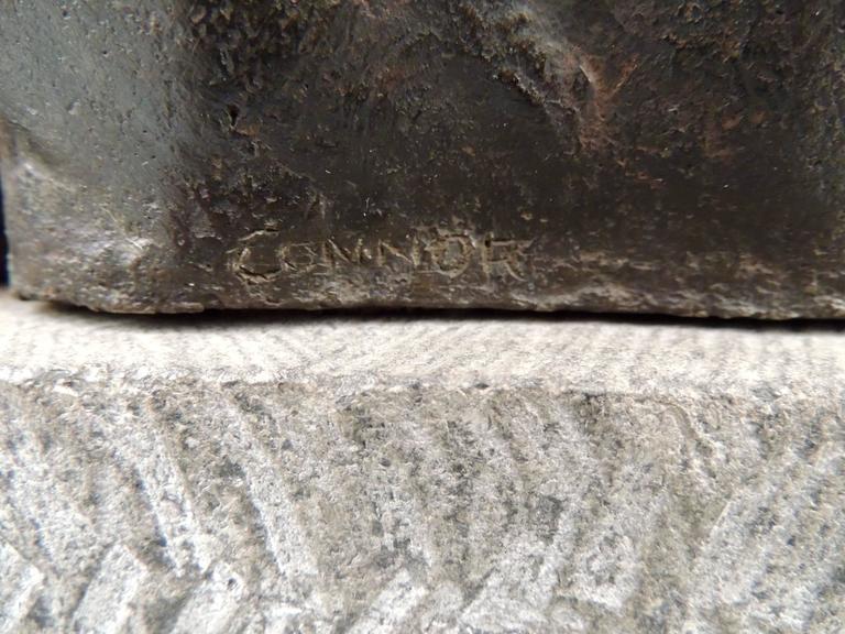 Bronze Bust of a Young Girl by Irish Sculptor and Roycrofter Jerome ...