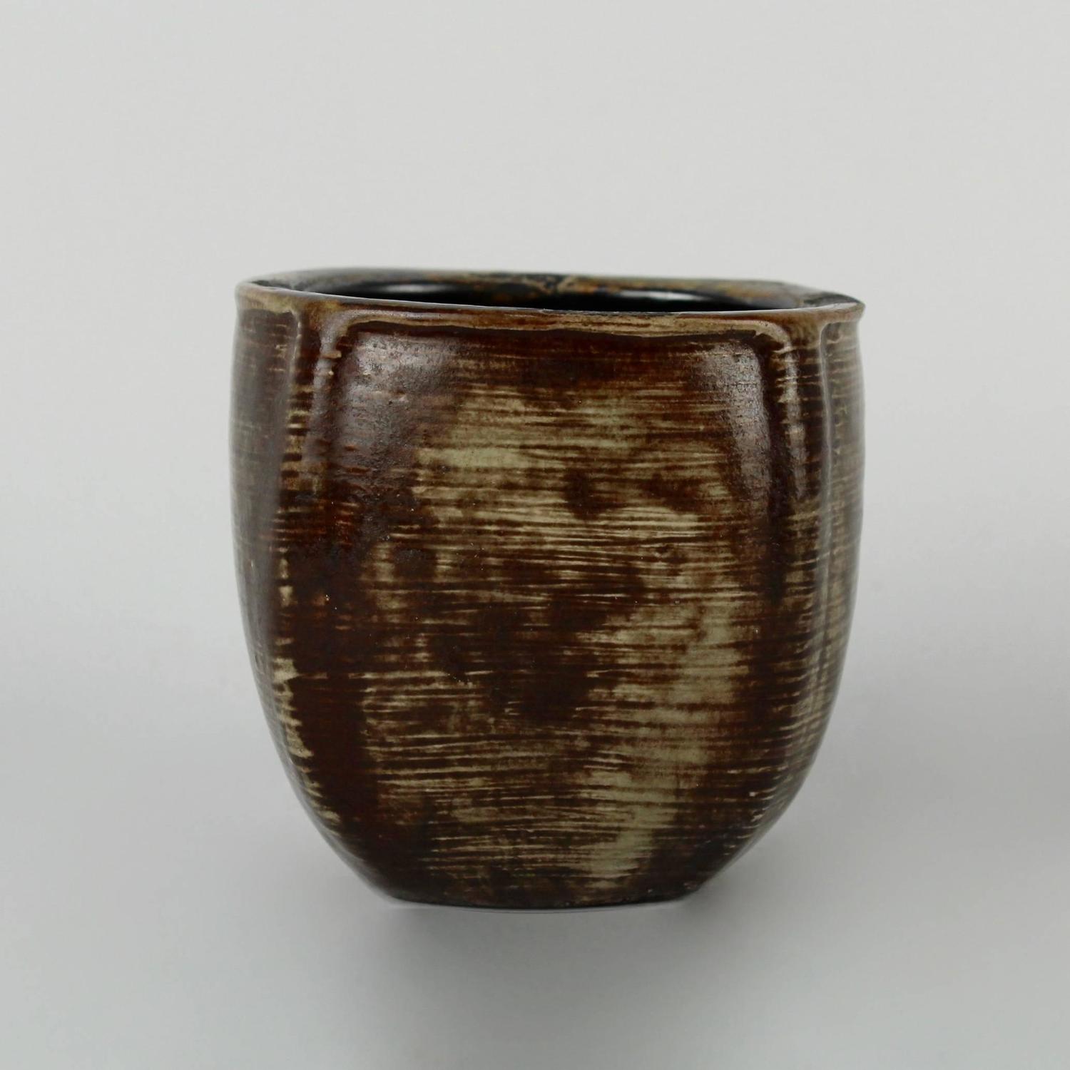 Martin Brothers English Studio Art Pottery Stoneware Vase or Jardiniere ...