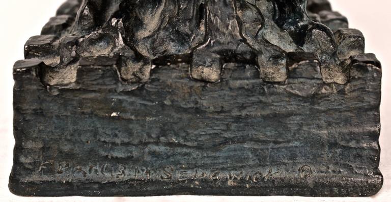 Bronze Sculpture of Saint, Santa, Barbara by California Artist Francis ...
