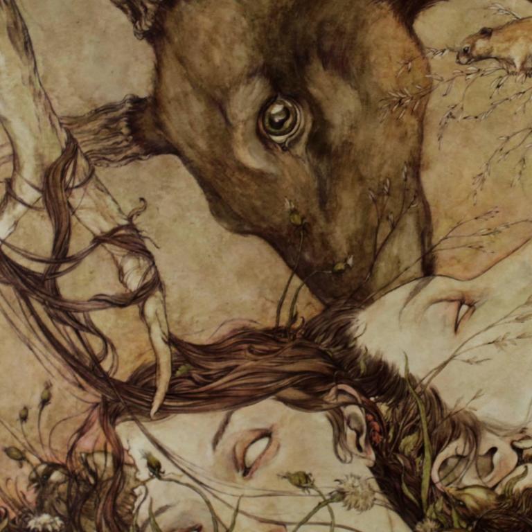 Entangled, a Biro, Watercolor and Gouache Painting by Jeremy Hush, 2012 ...
