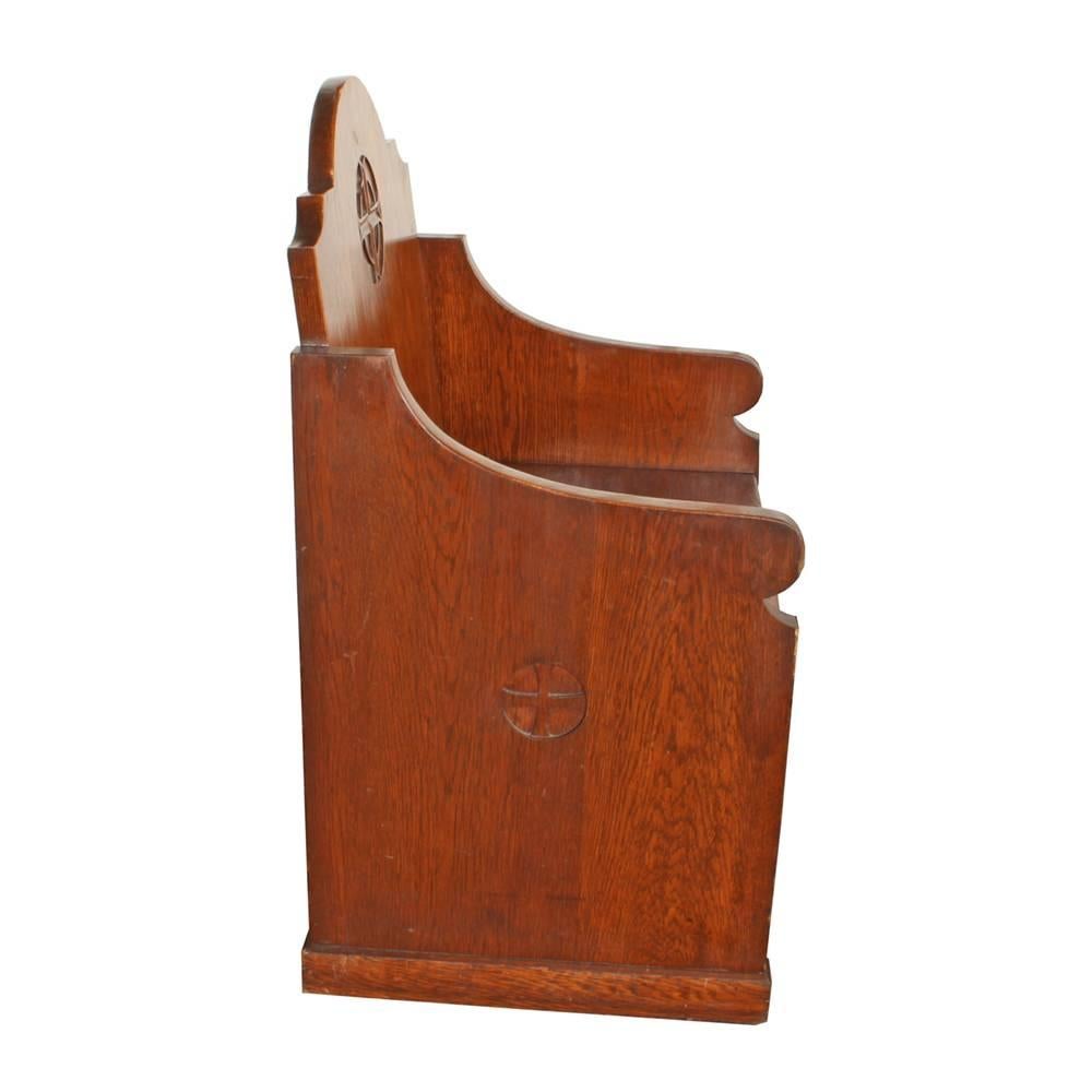 Oak Church Altar Chairs (S/2) at 1stDibs | altar chairs for sale
