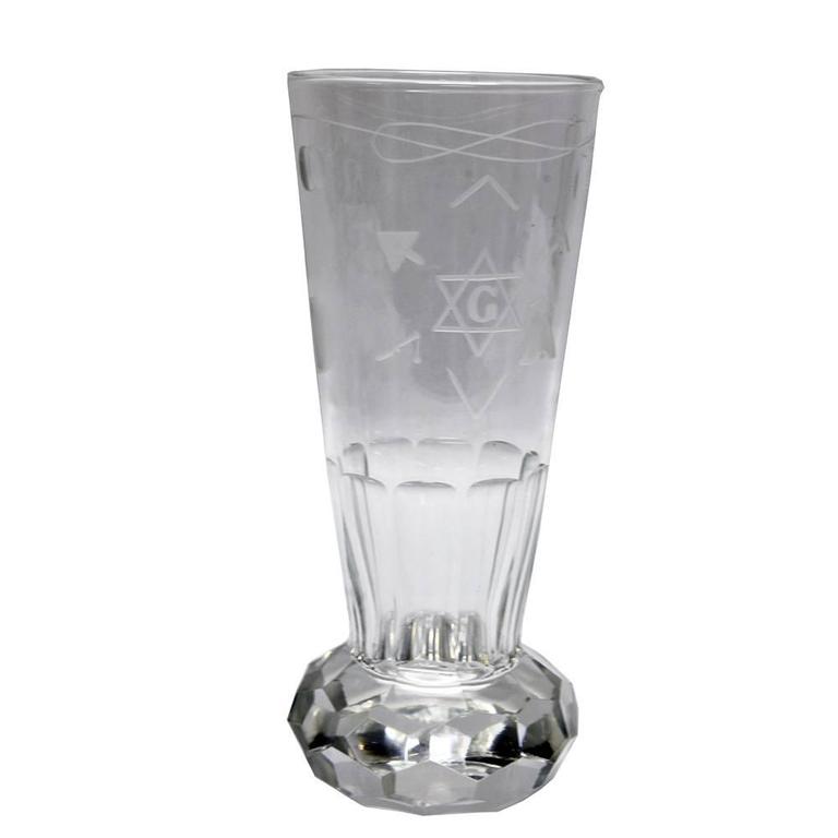 Hand Etched Masonic Ceremonial Crystal Glassware at 1stDibs | masonic ...