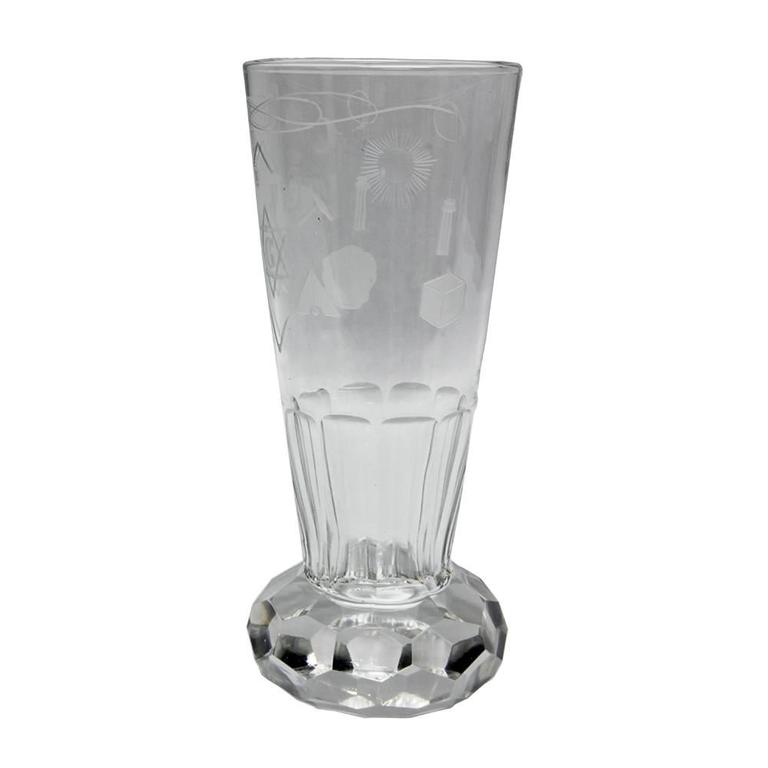 Hand Etched Masonic Ceremonial Crystal Glassware at 1stDibs | masonic ...
