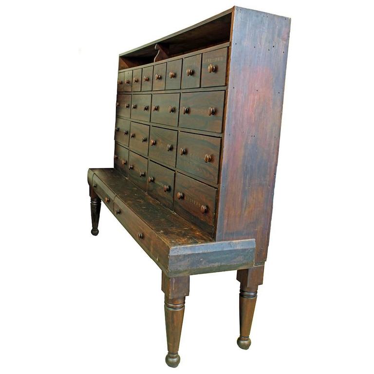1850s American General Store Cabinet For Sale at 1stDibs