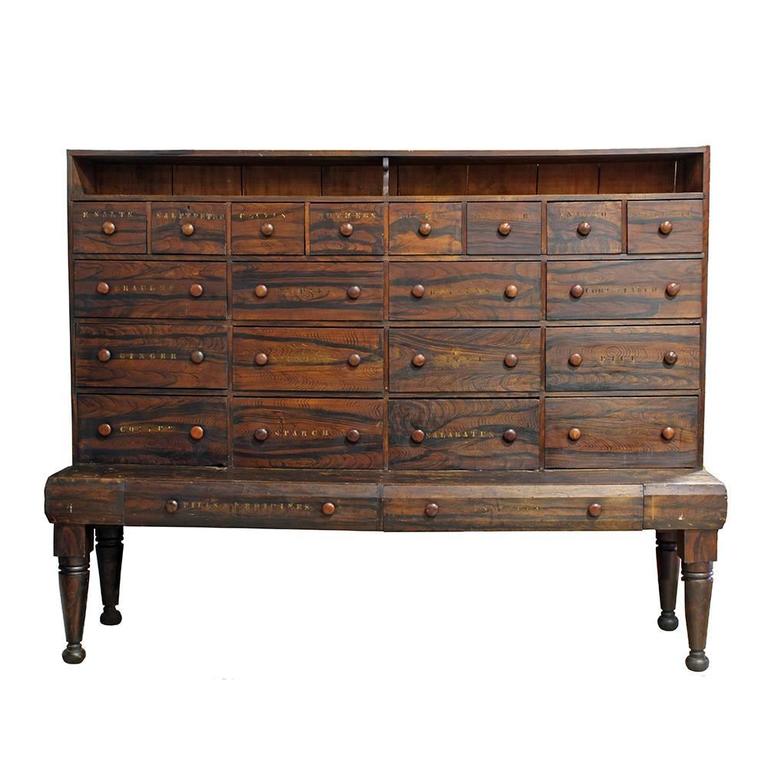 1850s American General Store Cabinet For Sale at 1stDibs