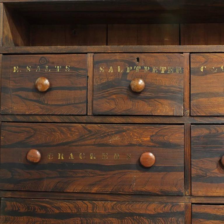 1850s American General Store Cabinet For Sale at 1stDibs