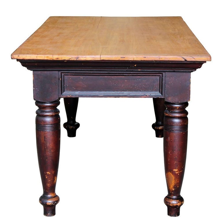 Stout Legged Farm Table For Sale at 1stdibs